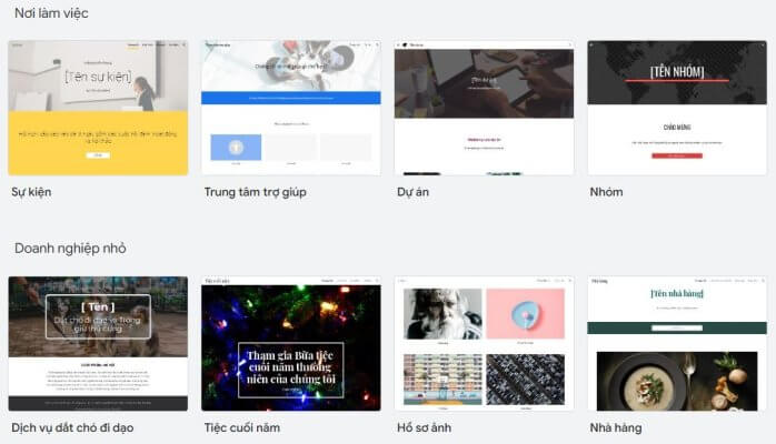 Hướng dẫn thiết kế web bằng google site chi tiết từ A-Z